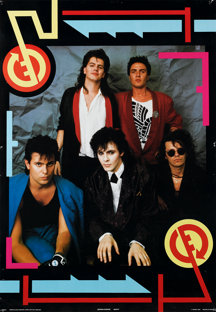 Duran Duran's four-decade career as seen in vintage posters - RETROPOP