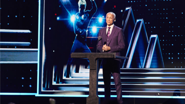 Andrew Ridgeley honours George Michael during Rock And Roll Hall Of ...